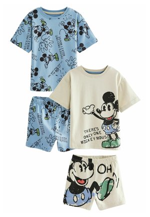 Next SET - Shorts - neutral tan mickey mouse/beige - Zalando.de
