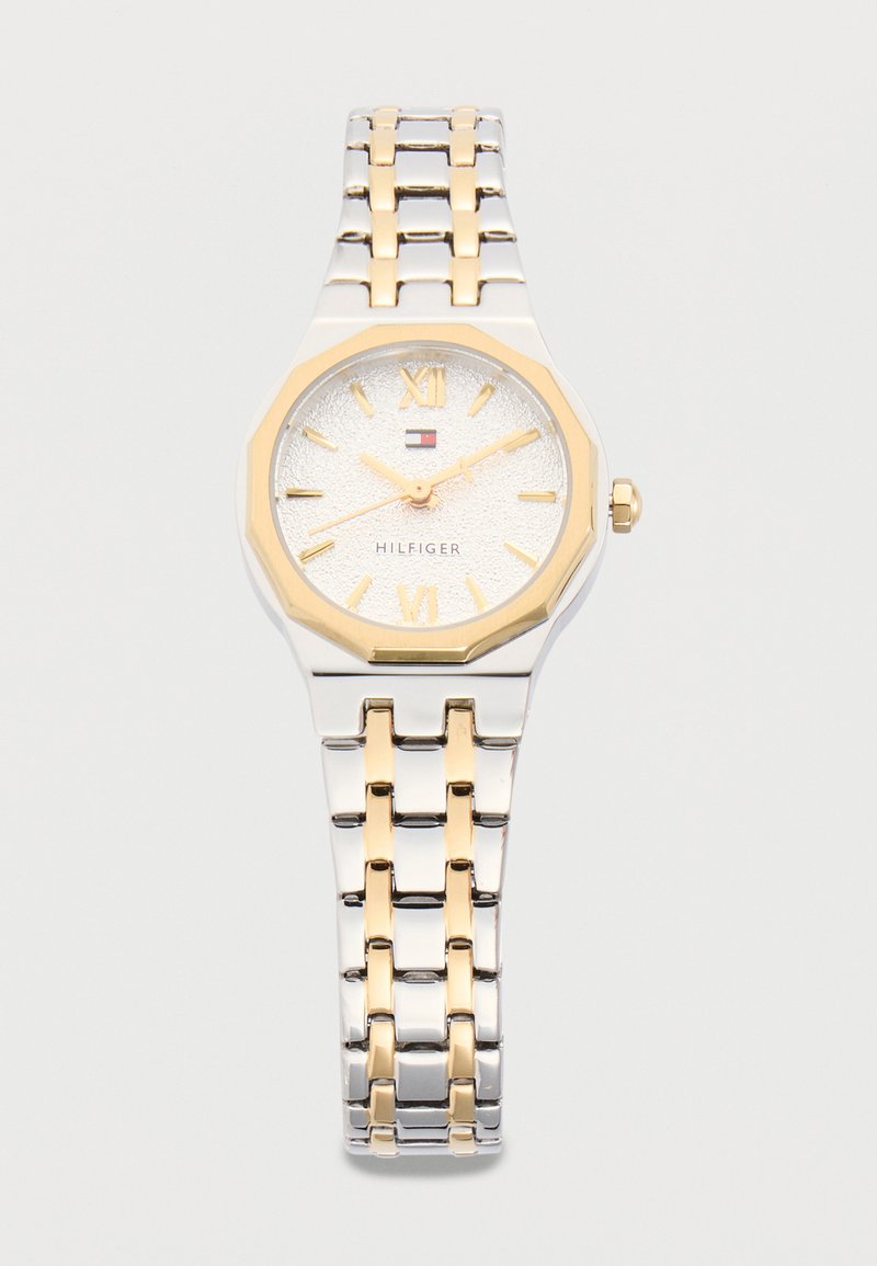 Tommy Hilfiger MACKENZIE - Watch - silver-coloured/gold-coloured/silver ...