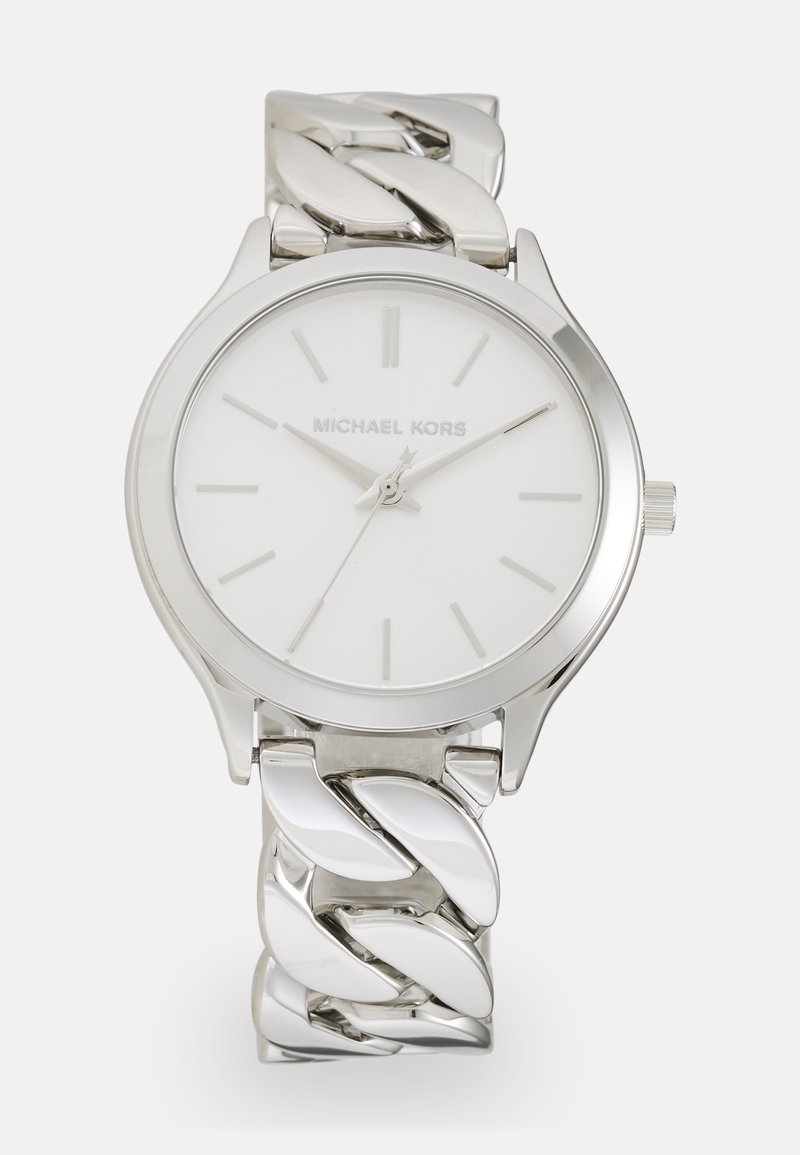Michael Kors SLIM RUNWAY WATCH - Uhr - silver-coloured/silberfarben ...