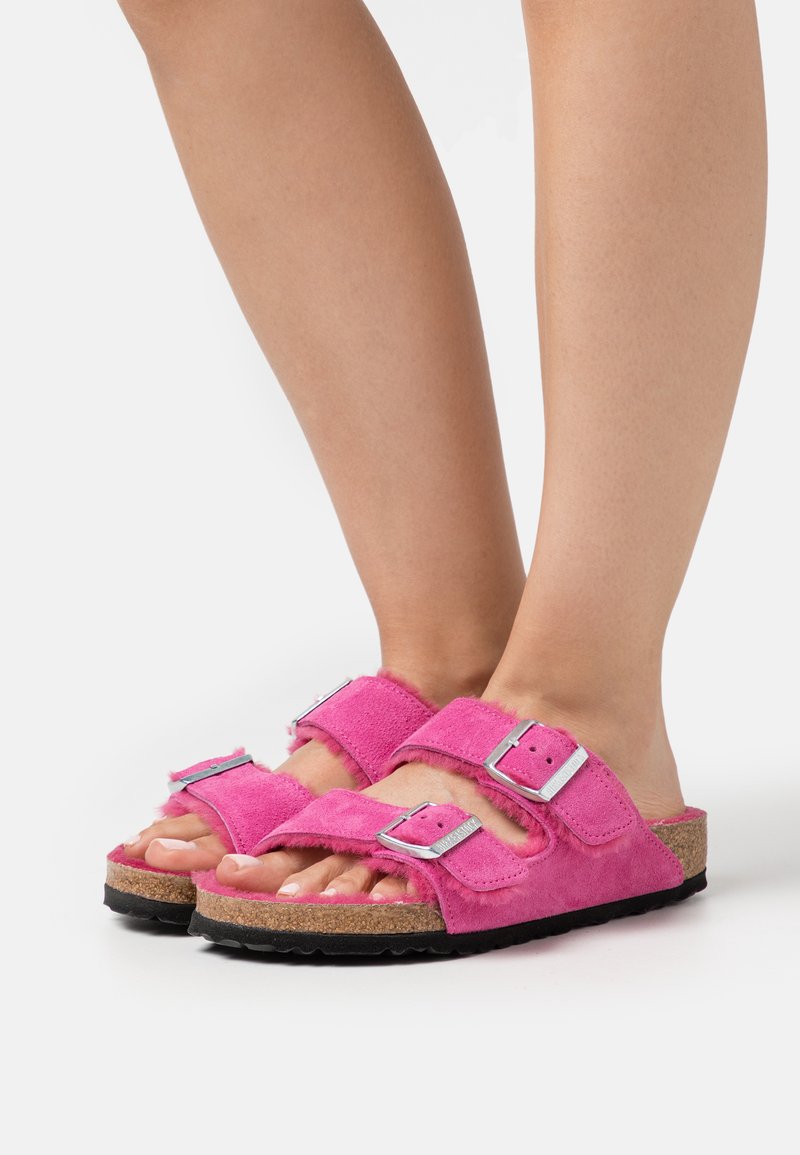 Birkenstock ARIZONA - Domácí obuv - fuchsia tulip/růžová - Zalando.cz