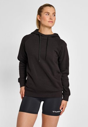 Hummel NONI - Sweat à capuche - black/denim noir - ZALANDO.FR