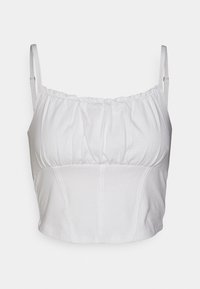 Hollister Co. BARE RUCHED BUST WIDER CHAIN - Toppi - bright white ...