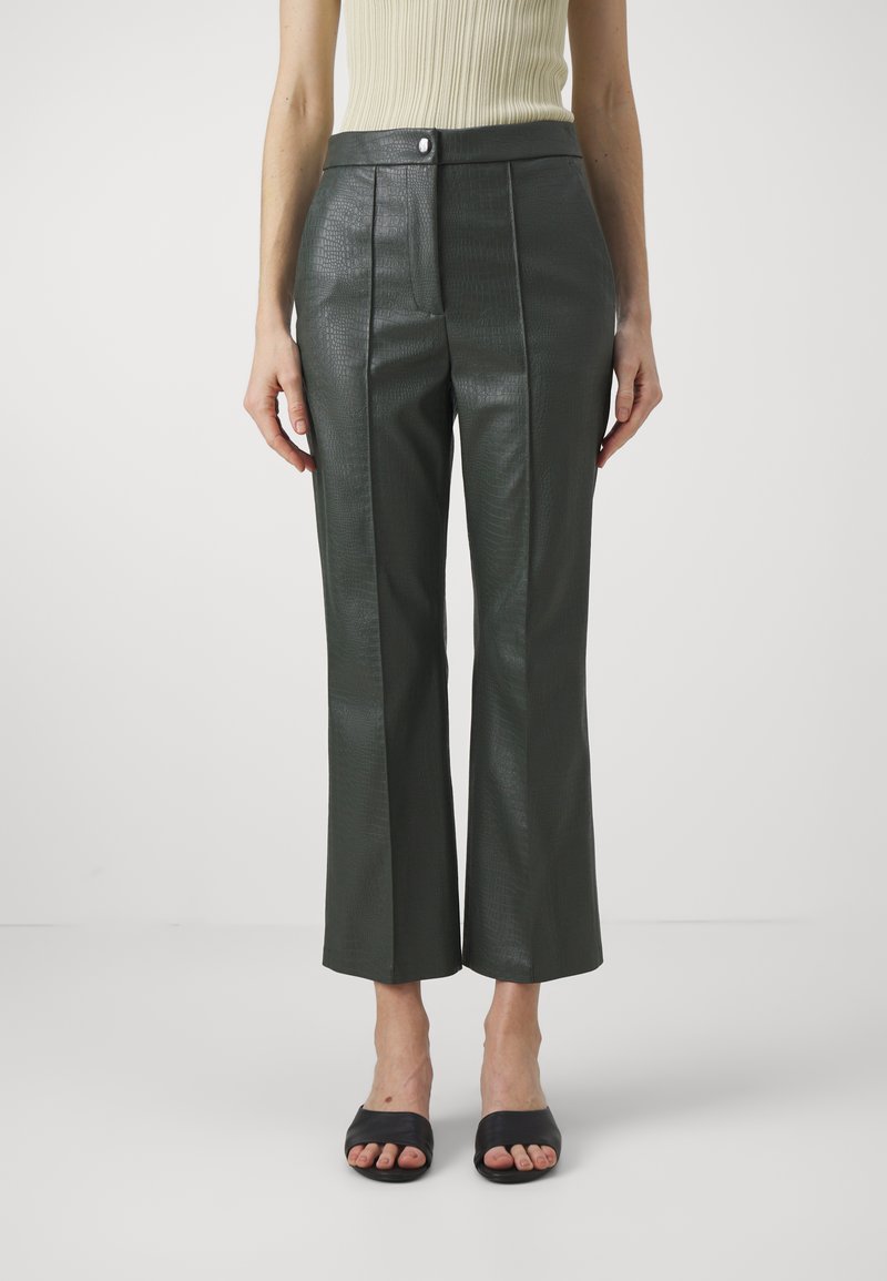 Max Mara Leisure QUEVA - Stoffhose - verde scuro/dunkelgrün - Zalando.ch