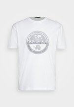 Napapijri BOLLO - T-shirt imprimé - bright white/blanc - ZALANDO.FR