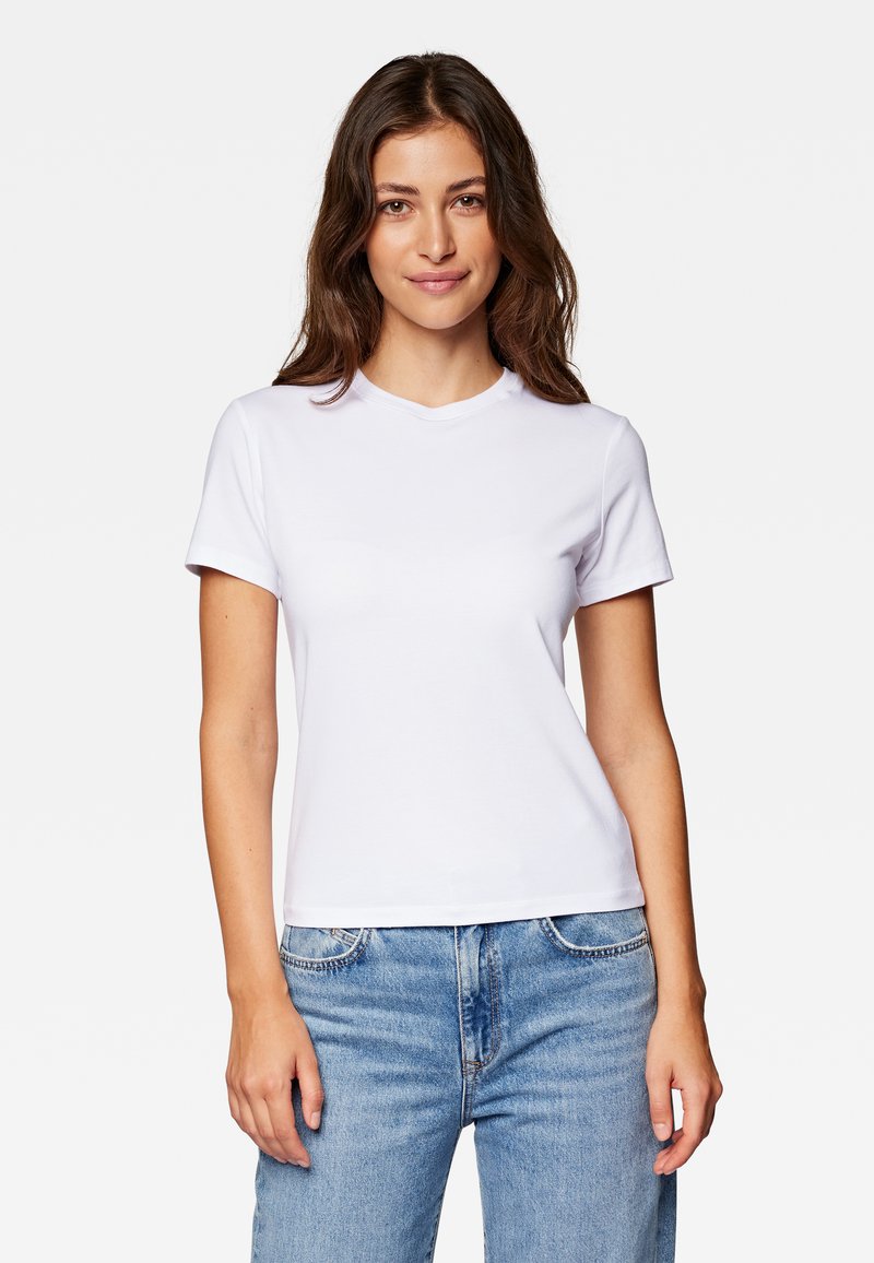 Mavi KURZARM CREW NECK TEE - T-Shirt basic - white/weiß - Zalando.de