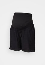 ONLY MATERNITY OLMJOYLA - Šortky - black/černá - Zalando.cz