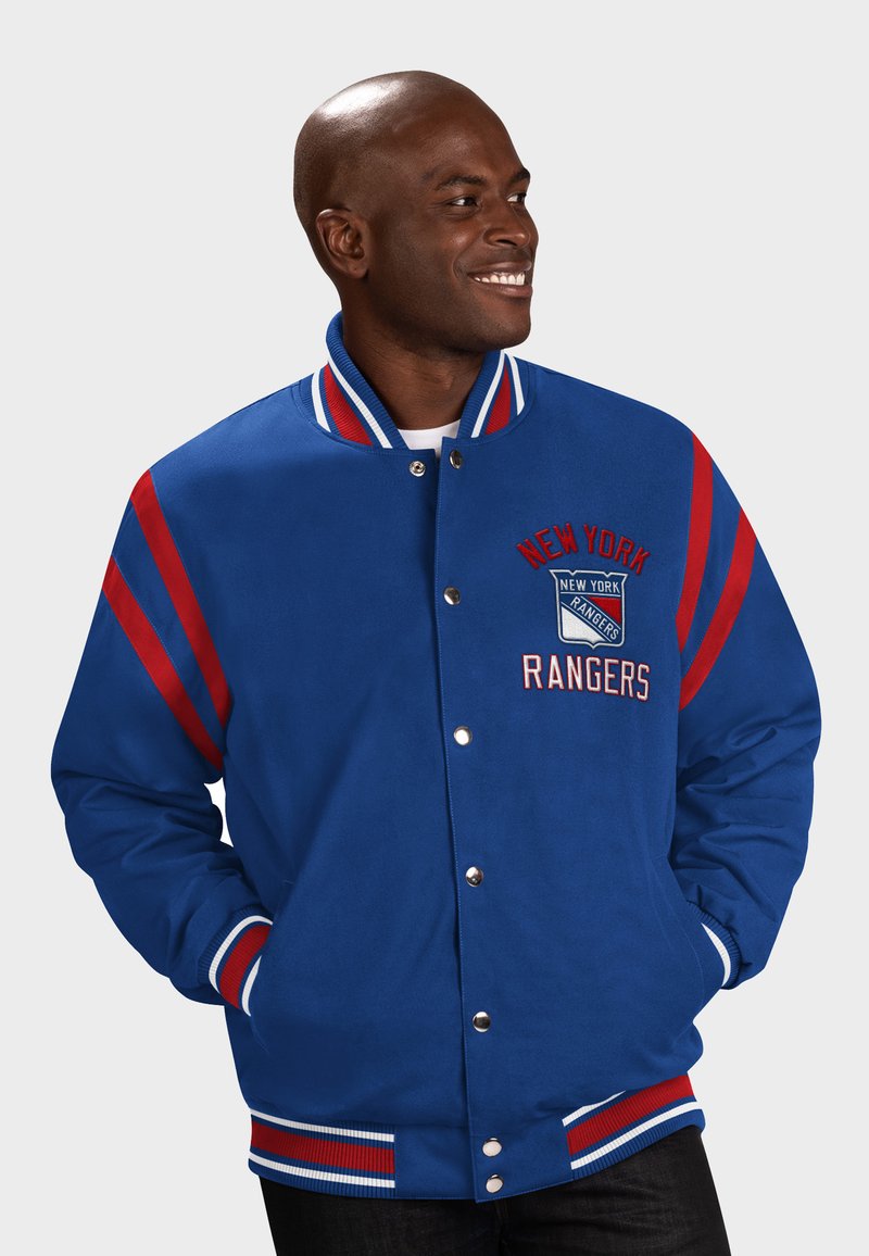 GIII-Sports NHL NEW YORK RANGERS TAILBACK VARSITY JACKET - Bomber ...