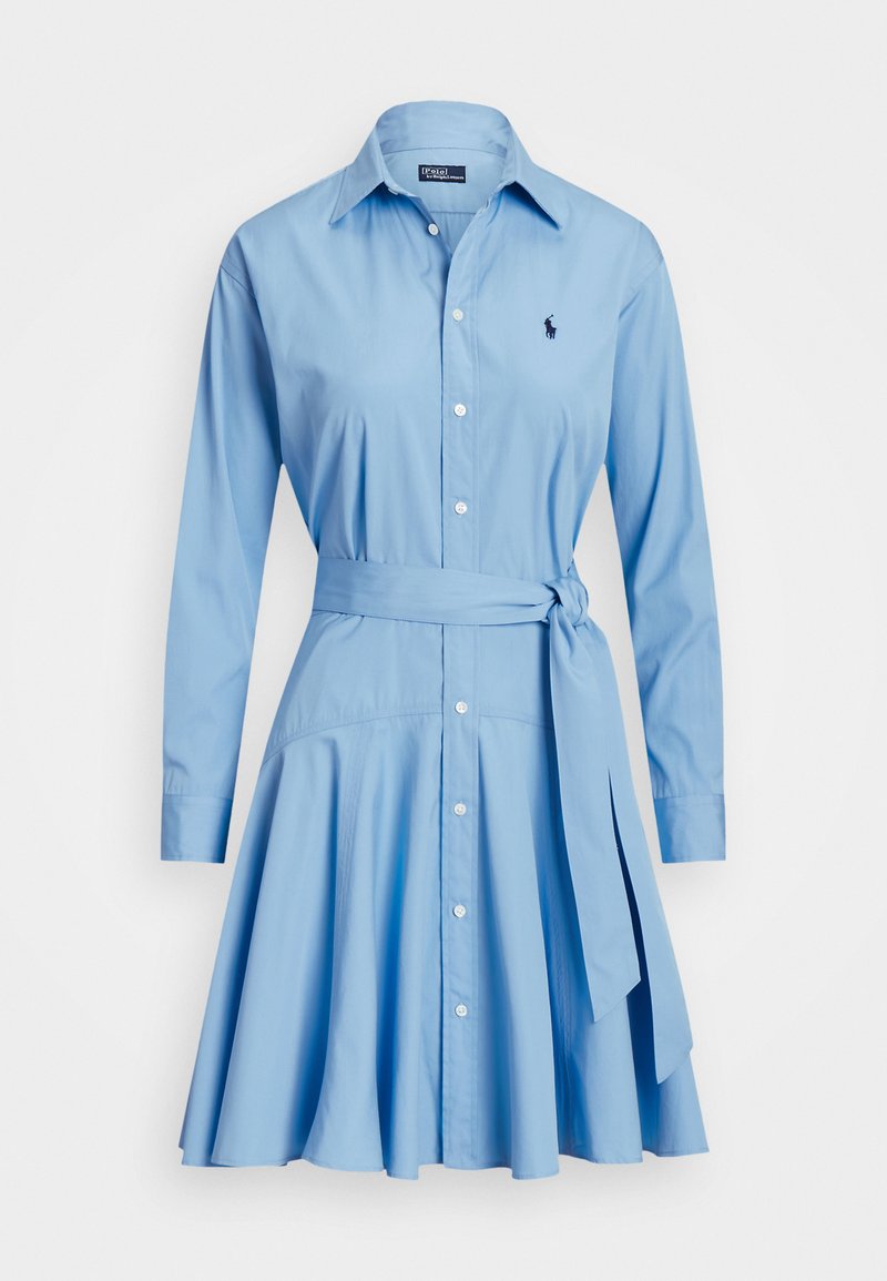 Polo Ralph Lauren LONG SLEEVE DAY DRESS - Haljina od trapera - astor blue/plavo - Zalando.hr
