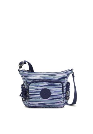 Kipling MYRTE - Bandolera - brush stripes/azul marino jaspeado - Zalando.es