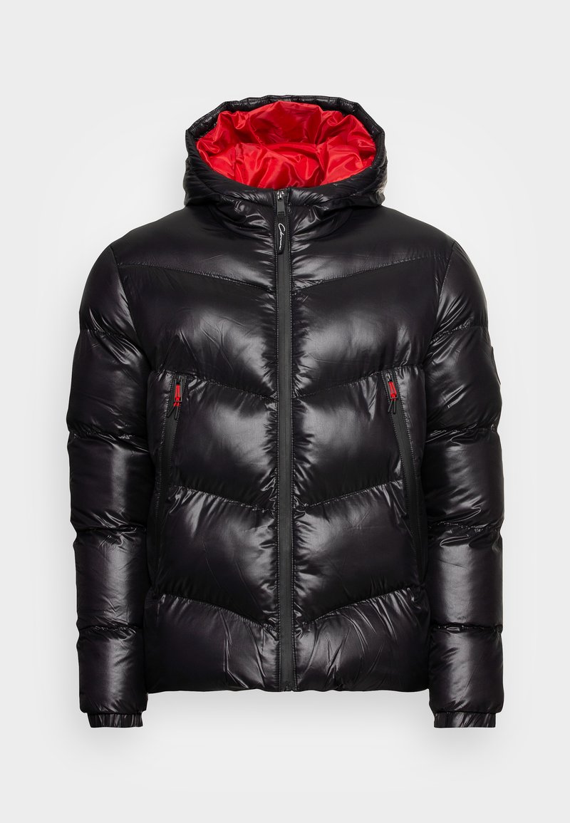 CLOSURE London ZIPPER PUFFER JACKET - Winterjacke - gloss black/schwarz ...