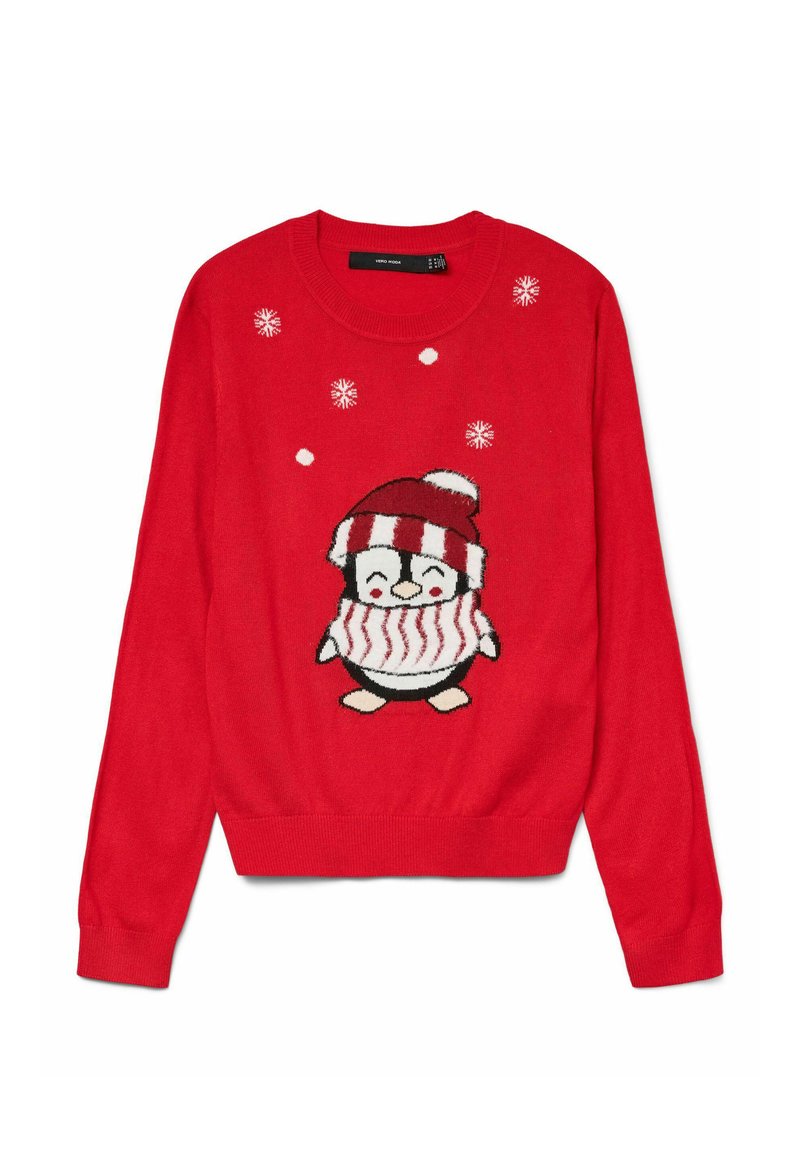 Vero Moda VMCUTE - Pullover - chinese red/rouge - ZALANDO.FR