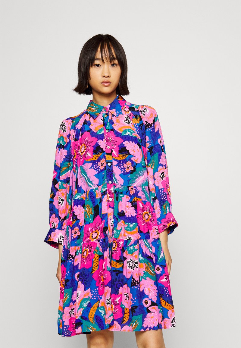 YAS Petite YASMILANA - Robe chemise - multi-coloured/multicolore ...