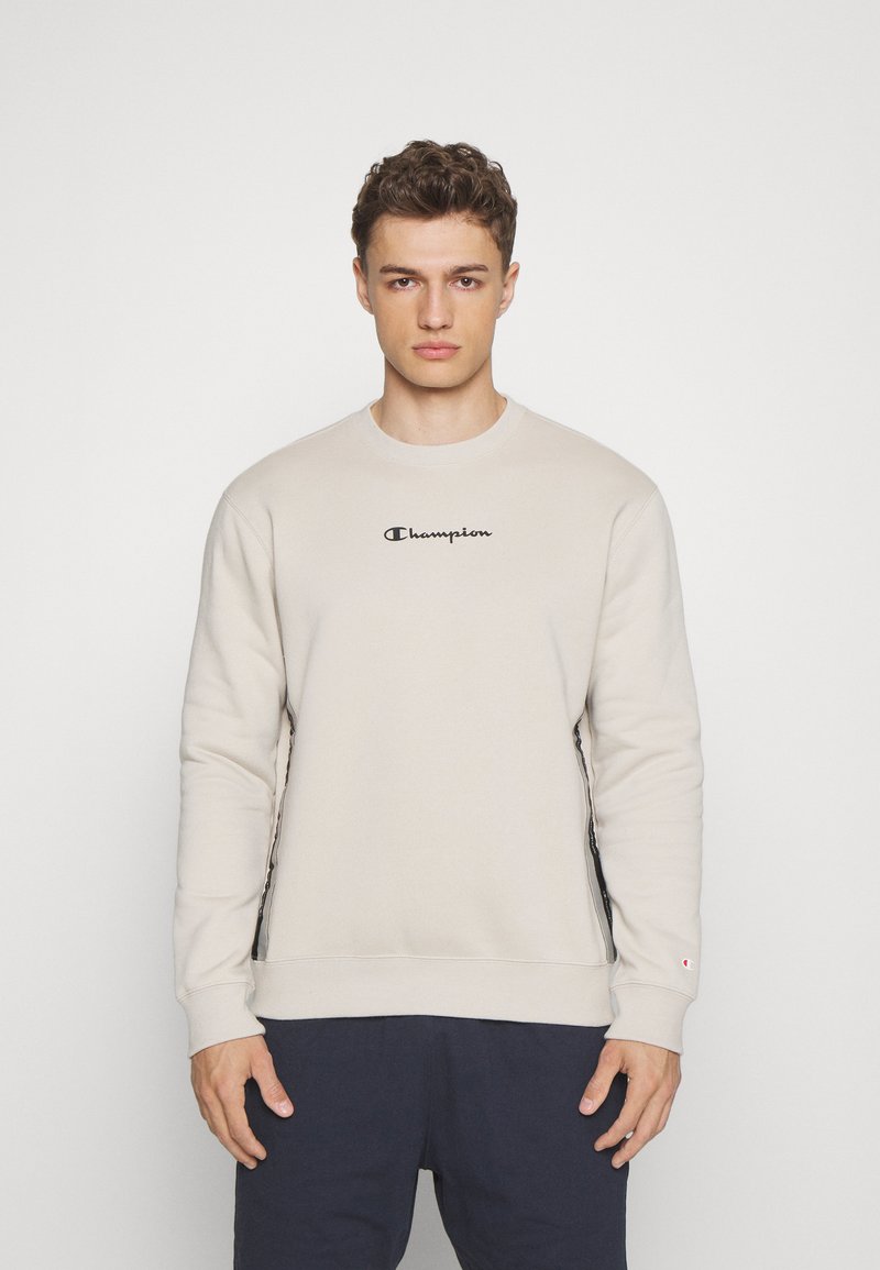Champion TAPE CREWNECK - Sweatshirt - beige - ZALANDO.FR