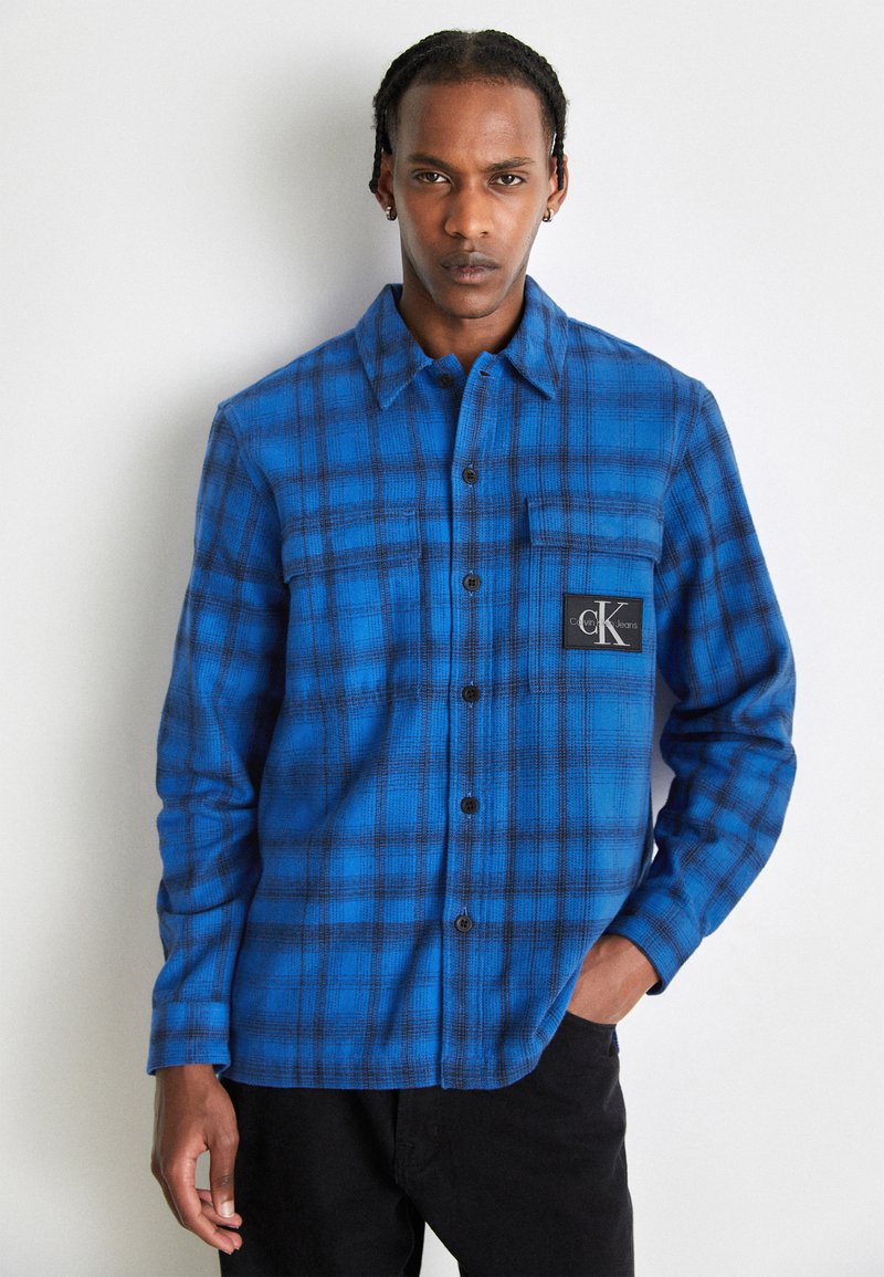 Calvin Klein Jeans CHECK SHIRT - Camicia - kettle blue/blu - Zalando.it
