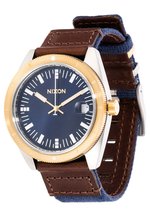 Nixon ROVER - Watch - navy/braun/goldfarben/brown - Zalando.co.uk
