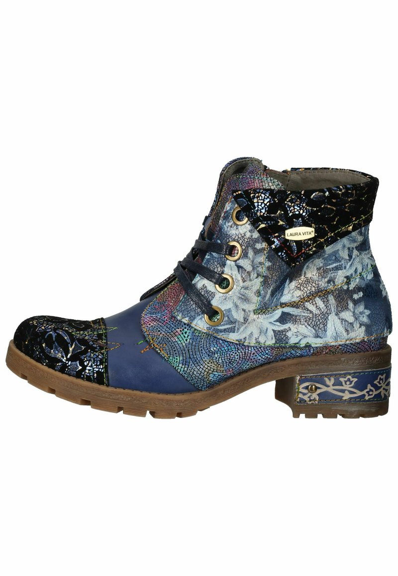 LAURA VITA Platform ankle boots - bleu/blue - Zalando.ie