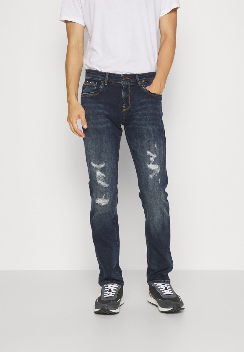 LTB HOLLYWOOD - Straight leg jeans - blue-denim/blauw gemêleerd ...