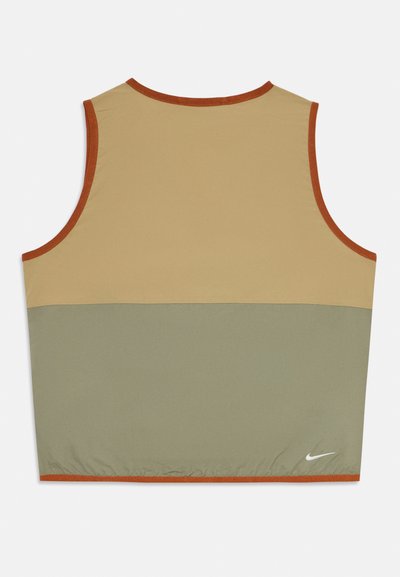 Nike ACG UTILITY VEST UNISEX - Bodywarmer - parachute beige/light army ...