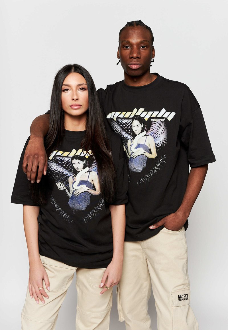 Multiply Apparel T-shirts print - black soda/antrasit - Zalando.dk