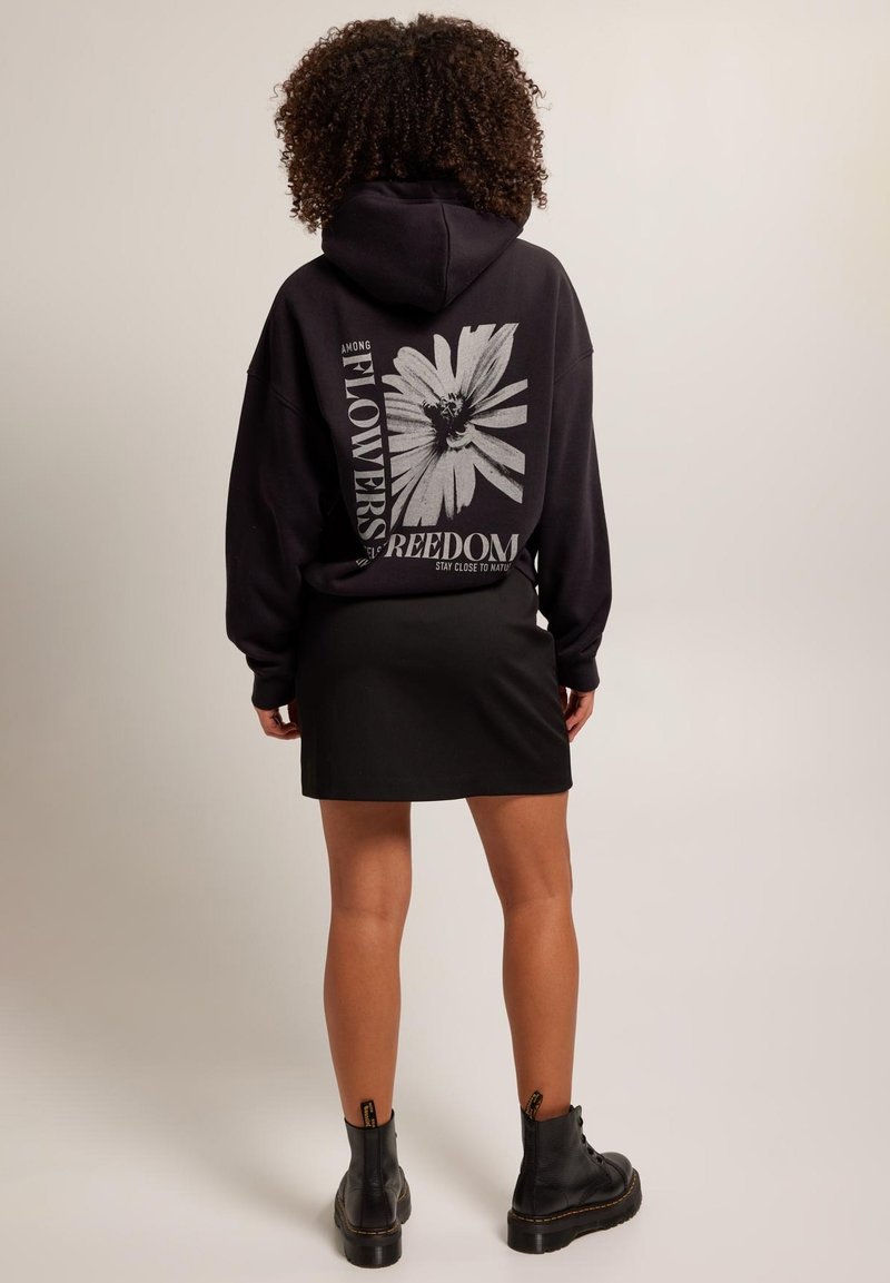 America Today SUSY - Hoodie - washed black/zwart denim/blackdenim ...