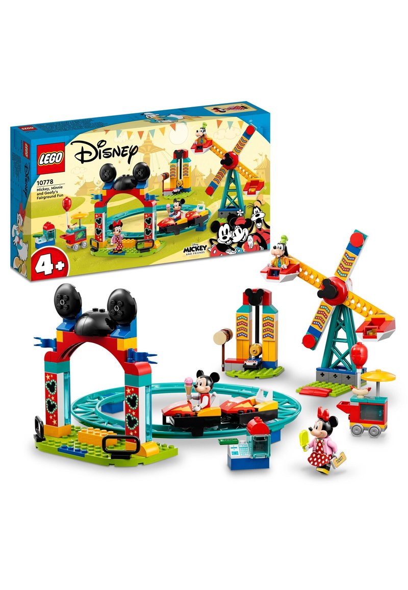 LEGO 10778 DISNEY MICKEY AND FRIENDS MICKEY, MINNIE AND GOOFY'S FUNFAIR ...