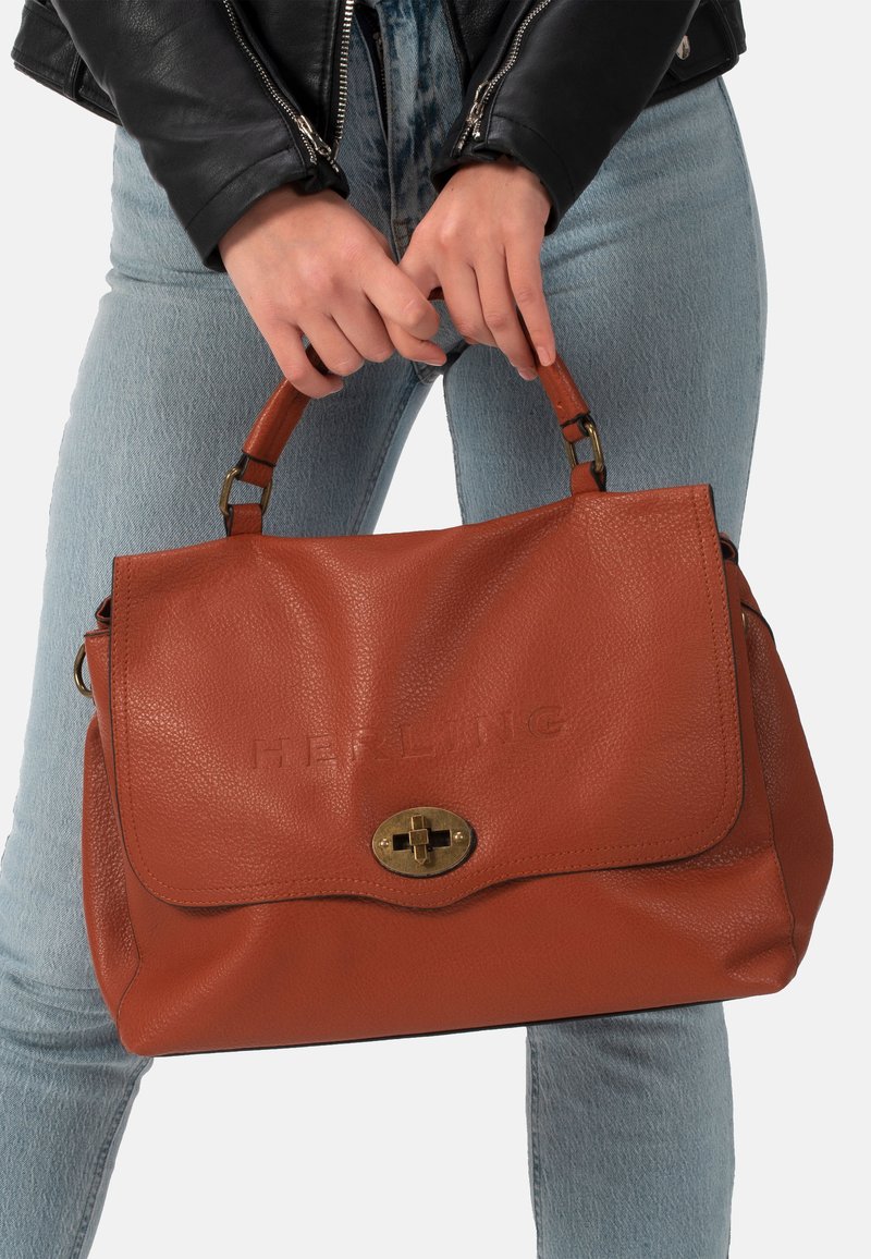 Herling KEATS - Tote bag - copper brown/cognac - Zalando.de