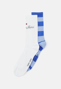 Tommy Jeans SOCK RUGBY 2 PACK UNISEX - Strumpor - empire blue/blå ...