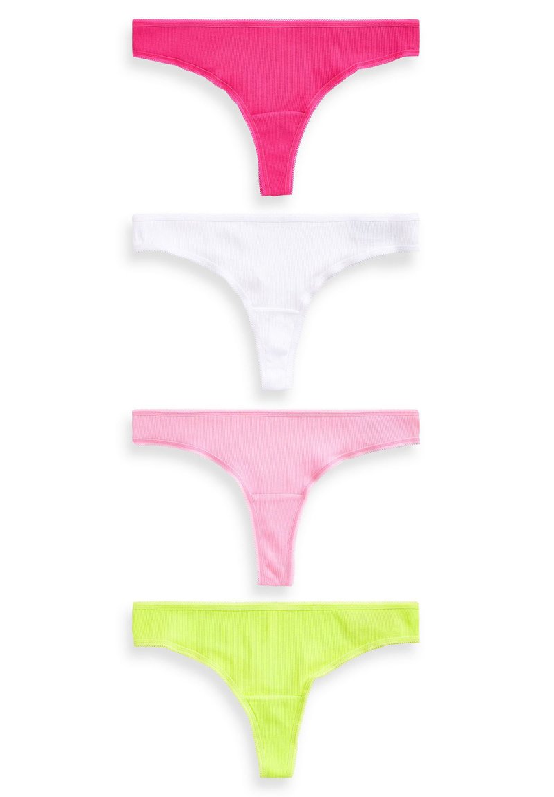 Next 4 Pack Chilot Tanga Pink White Lime Green Roz Zalando Ro
