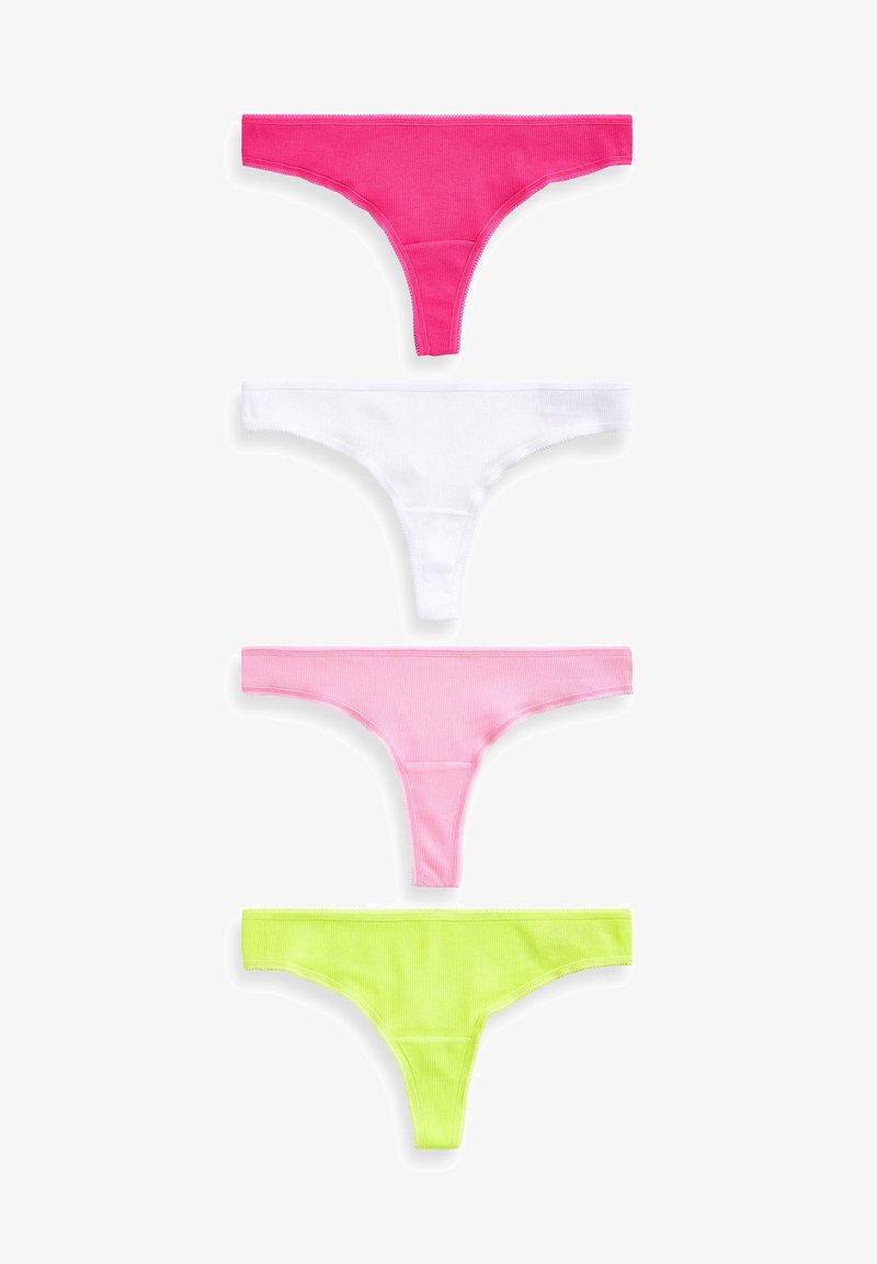 Next 4 Pack Chilot Tanga Pink White Lime Green Roz Zalando Ro