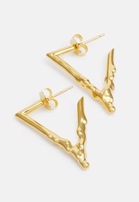 Jane Kønig DRIPPY TRIANGLE EARRING - Pendientes - gold-coloured/dorado ...