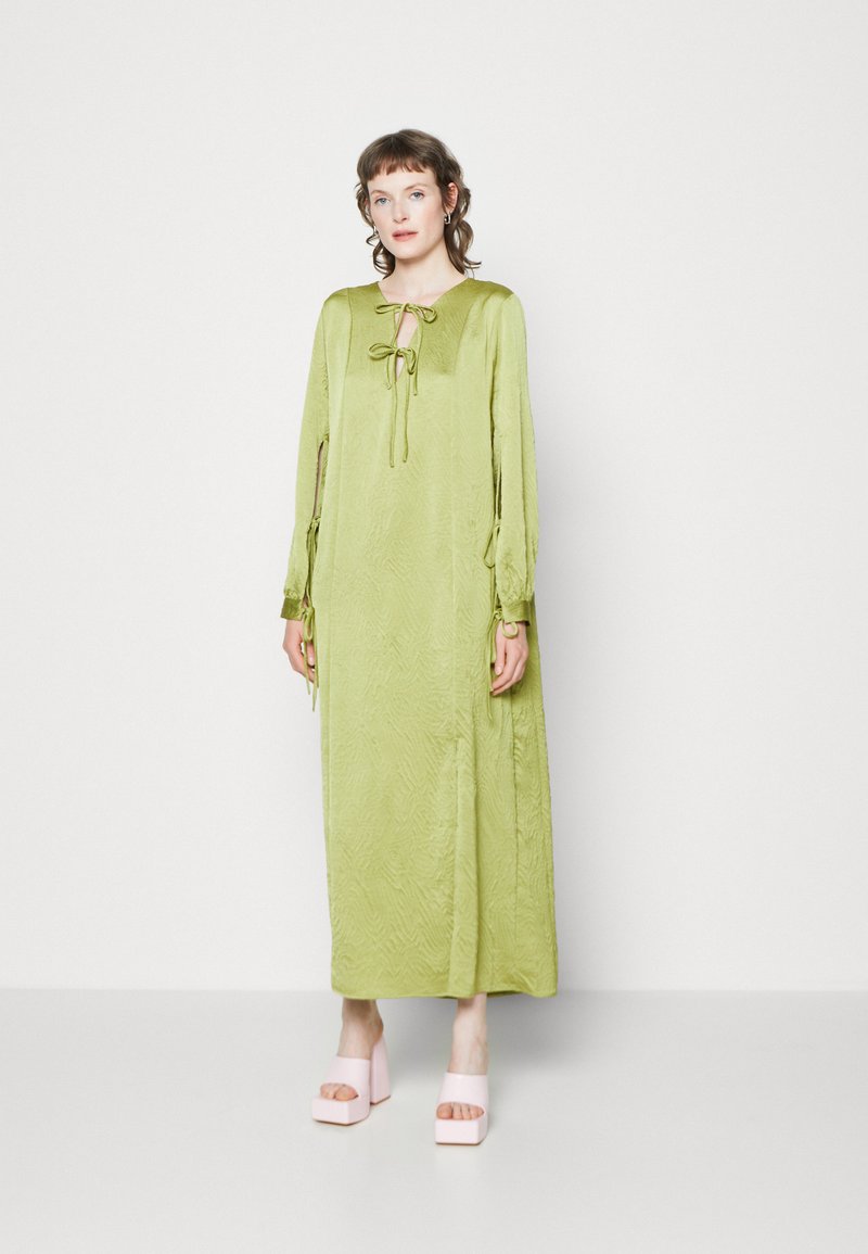HOSBJERG KATARINA DRESS - Robe longue - moss green/vert foncé - ZALANDO.FR