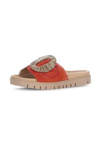 Gabor Pantolette flach - chilli/rot - Zalando