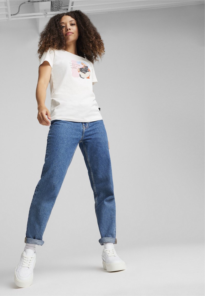 Puma CLUB 48 - Trainers - white warm white/white - Zalando