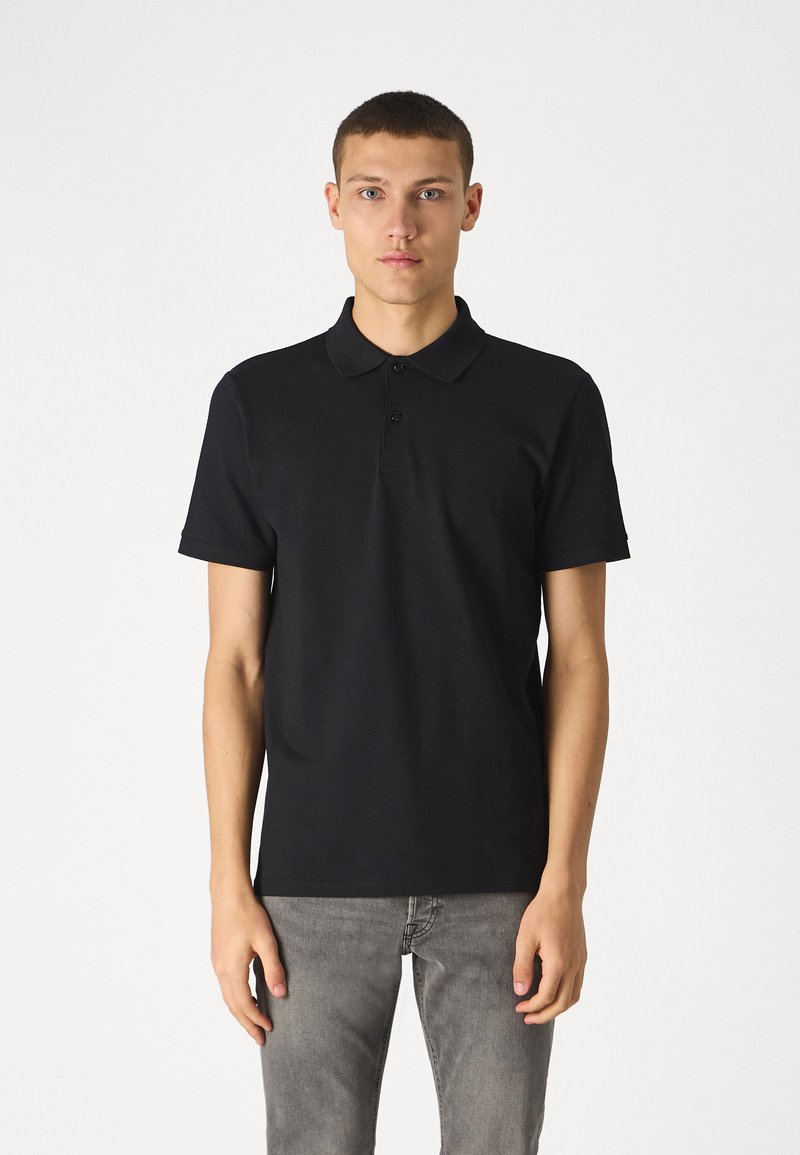 Selected SLHSLIM-ATLAS - Polo shirt - black - Zalando.co.uk