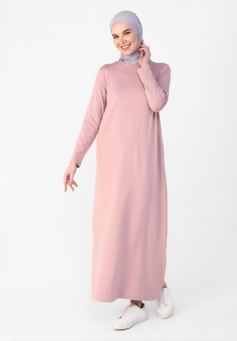 Modanisa CREW NECK REFKA - Robe longue - pink/rose - ZALANDO.FR