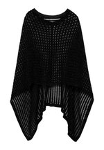 Mango Cape - black - Zalando.co.uk