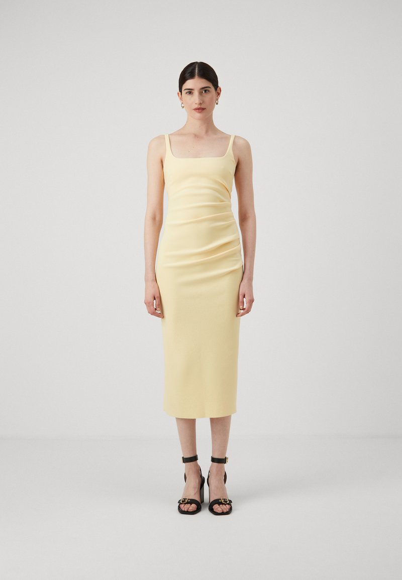 Bec + Bridge KARINA TUCK MIDI DRESS - Robe fourreau - butter yellow ...