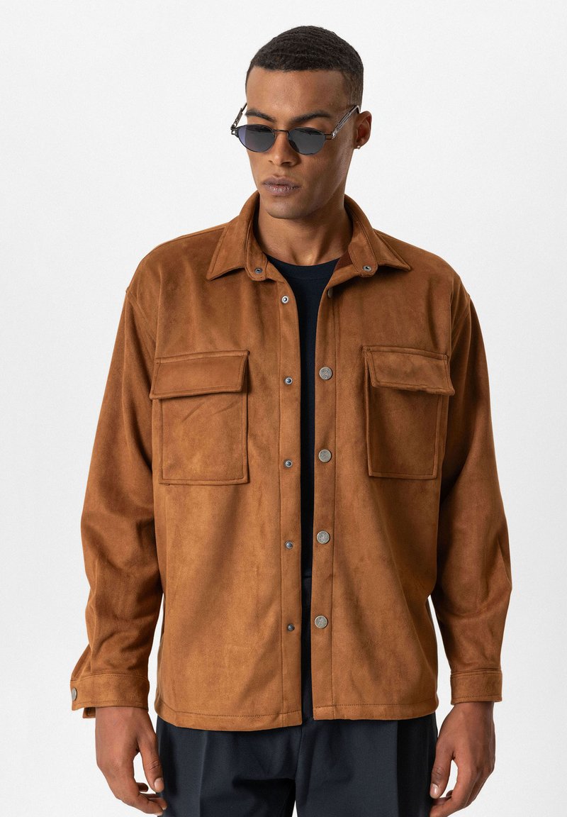 Antioch SUEDE SHIRT - Lichte jas - tan - Zalando.nl