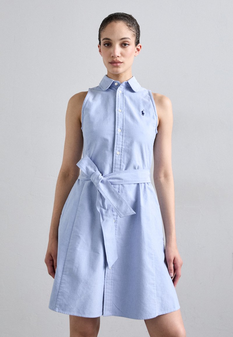 Polo Ralph Lauren BLAR LONG SLEEVE DAY DRESS - Blousejurk - blue/lichtblauw - Zalando.nl