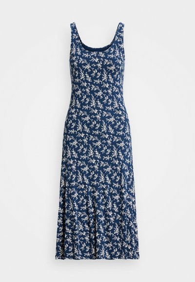 Polo Ralph Lauren DAGANI SHORT SLEEVE DAY DRESS - Vardagsklänning - mint floral/flerfärgad ...
