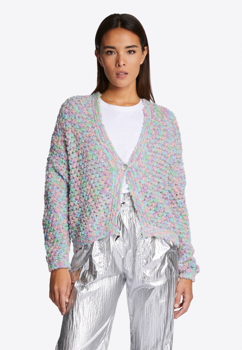 Rich & Royal MIT NOPPENSTRUKTUR - Strickjacke - original/mehrfarbig ...