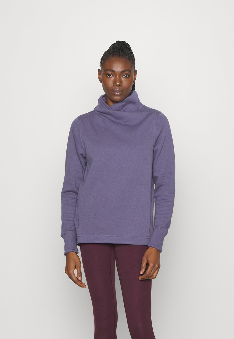 Athleta COZY KARMA TWIST NECK - Sudadera - nightfall purple/morado ...