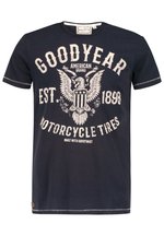 Goodyear T-Shirt print - black/schwarz - Zalando.de