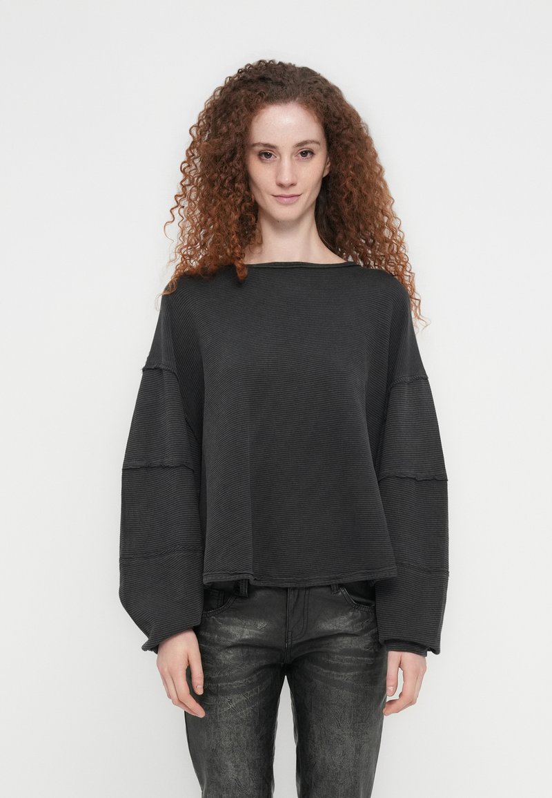 Free People TOTAL ECLIPSE TEE - Long sleeved top - black - Zalando.co.uk