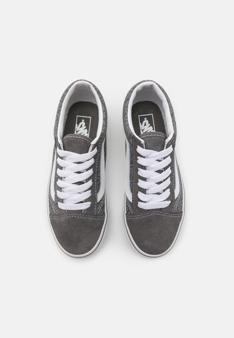 Vans OLD SKOOL UNISEX - Trainers - logo grey/true white/grey - Zalando ...