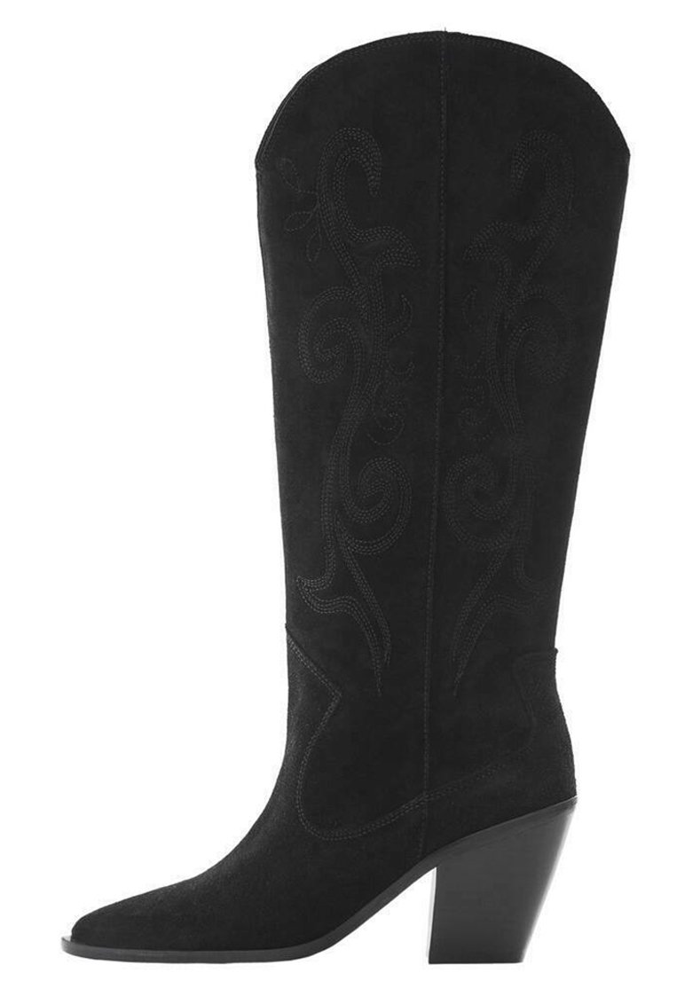 Mango UTE - Cowboy/Biker boots - schwarz/black - Zalando.ie