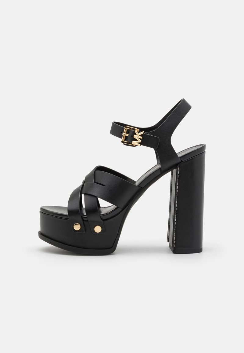 MICHAEL Michael Kors NORA PLATFORM - Platform sandals - black - Zalando