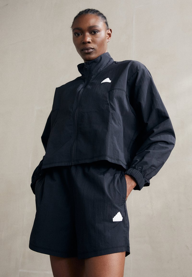 adidas Sportswear GAMETIME SUMMER TRACKSUIT - Tuta - black/nero ...