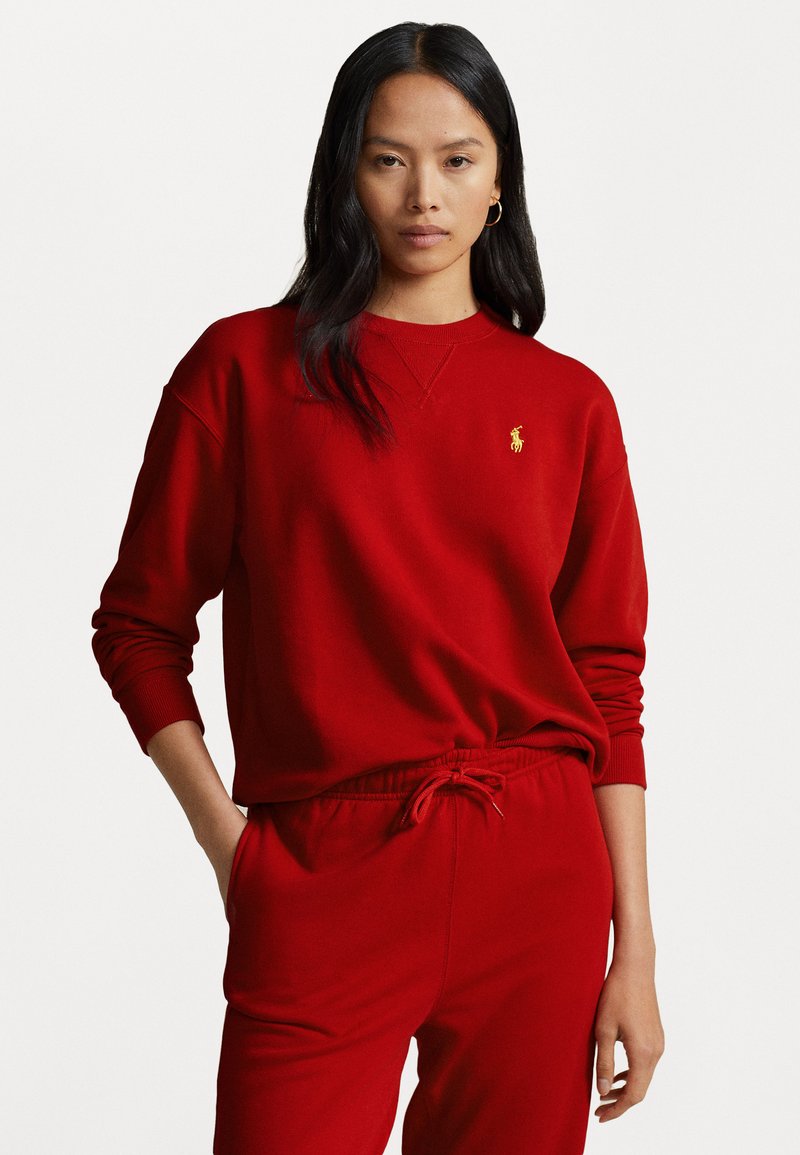 Polo Ralph Lauren LONG SLEEVE - Sweatshirt - red/rød - Zalando.dk