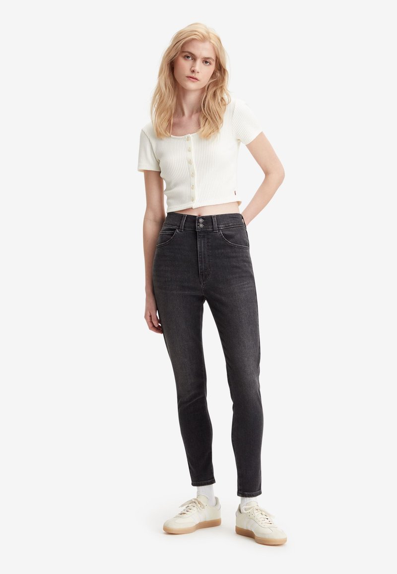 Levi's® RETRO HIGH SKINNY DOUBLE BUTTON - Jeans Skinny Fit - real time ...